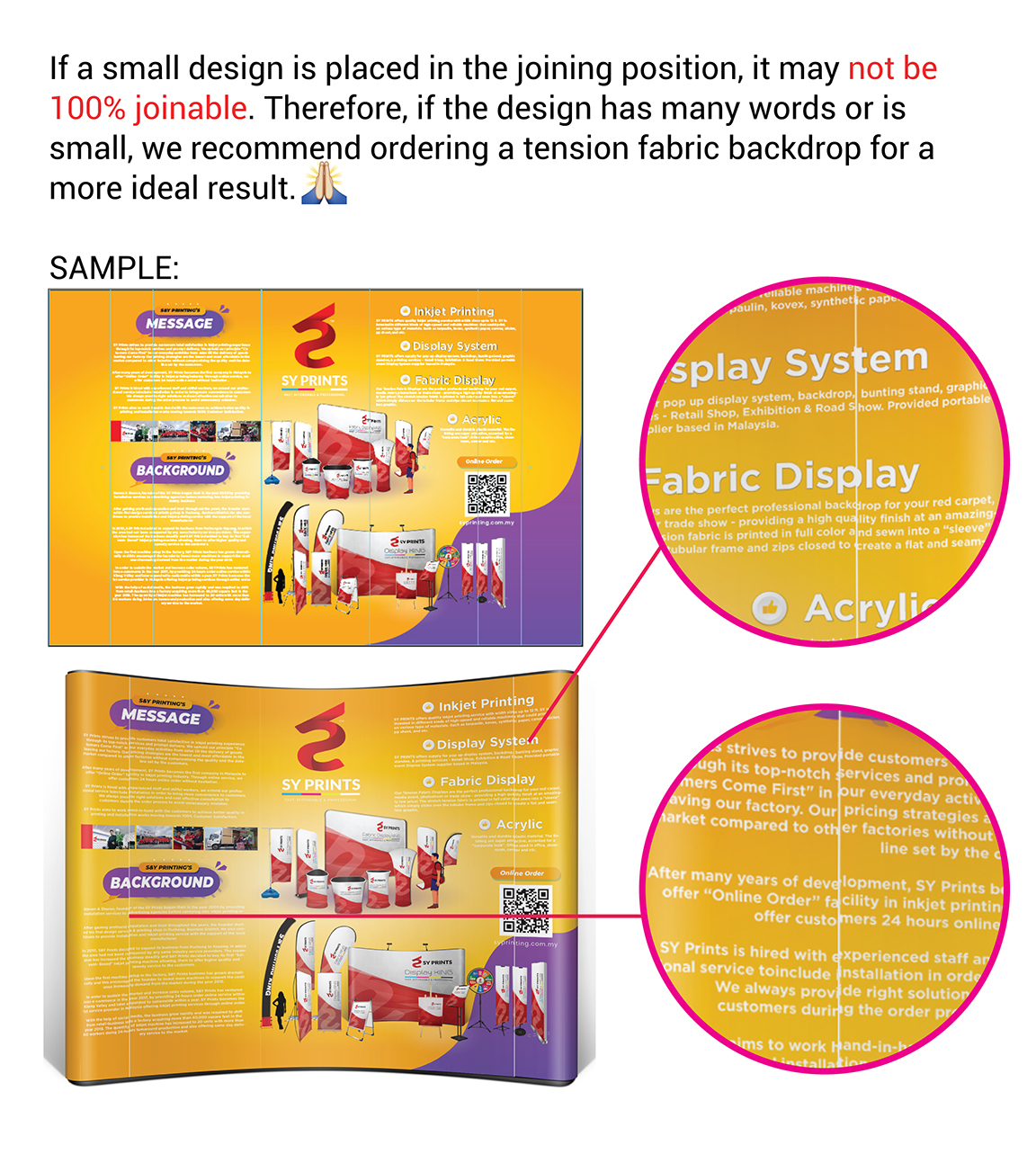 Pop Up Backdrop Display (Hard Case)-Sy Bunting King